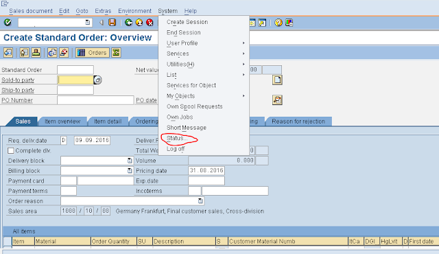 SAP TECH: Enhance the transaction 'VA01' , To set the default value to ...
