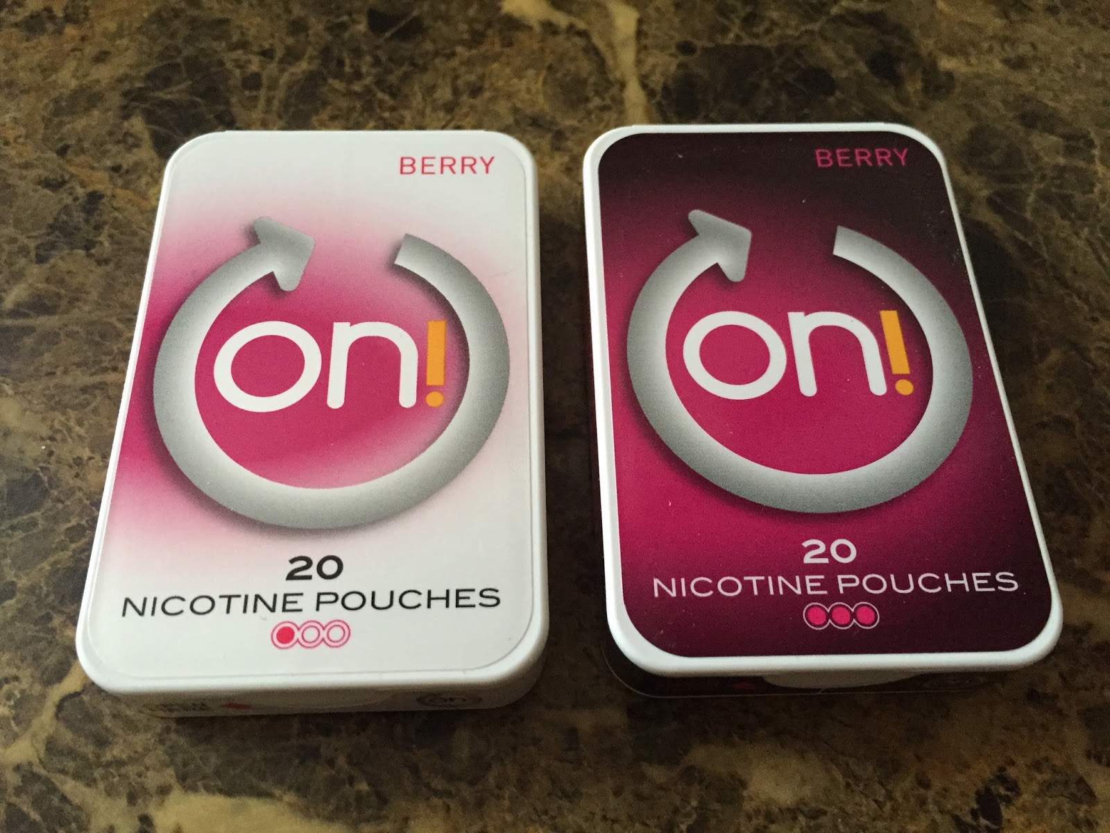 ON! Nicotine Pouches (Level 1 & Level 3) - Review. 17 August 2015.
