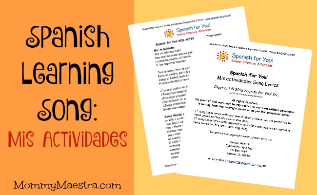 Spanish Song Lyrics Free