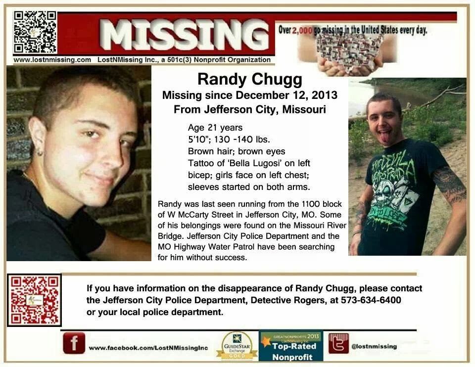 Central Missouri Sleuth : Missing Local: Where is Randy Chugg?