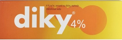 DIKY 4% - Aerozolem w bolesne miejsce | Porady lekowe
