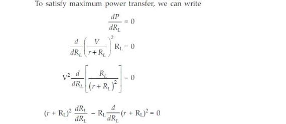 Vedupro: Maximum Power Transfer Theorem, Maximum Power Transfer Theorem ...