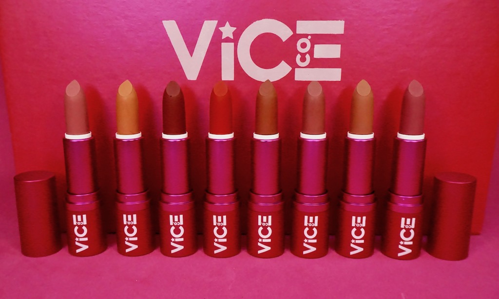 Complete Swatches of Vice Cosmetics Lipsticks + Review + Tips and Tricks