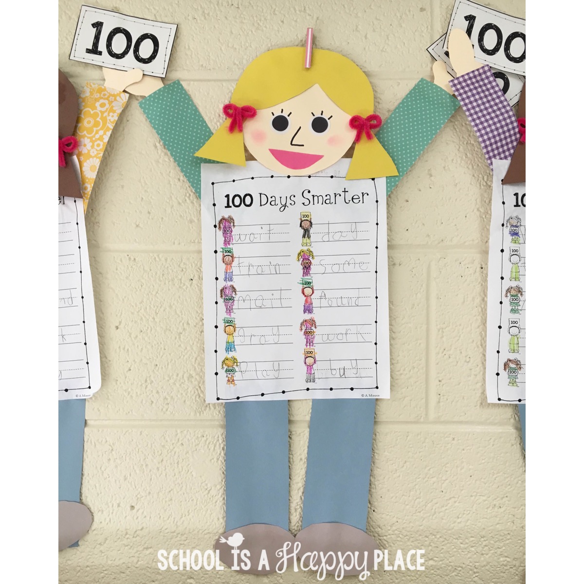 School Is a Happy Place: Make the Most of the 100th Day (Tips and Free ...