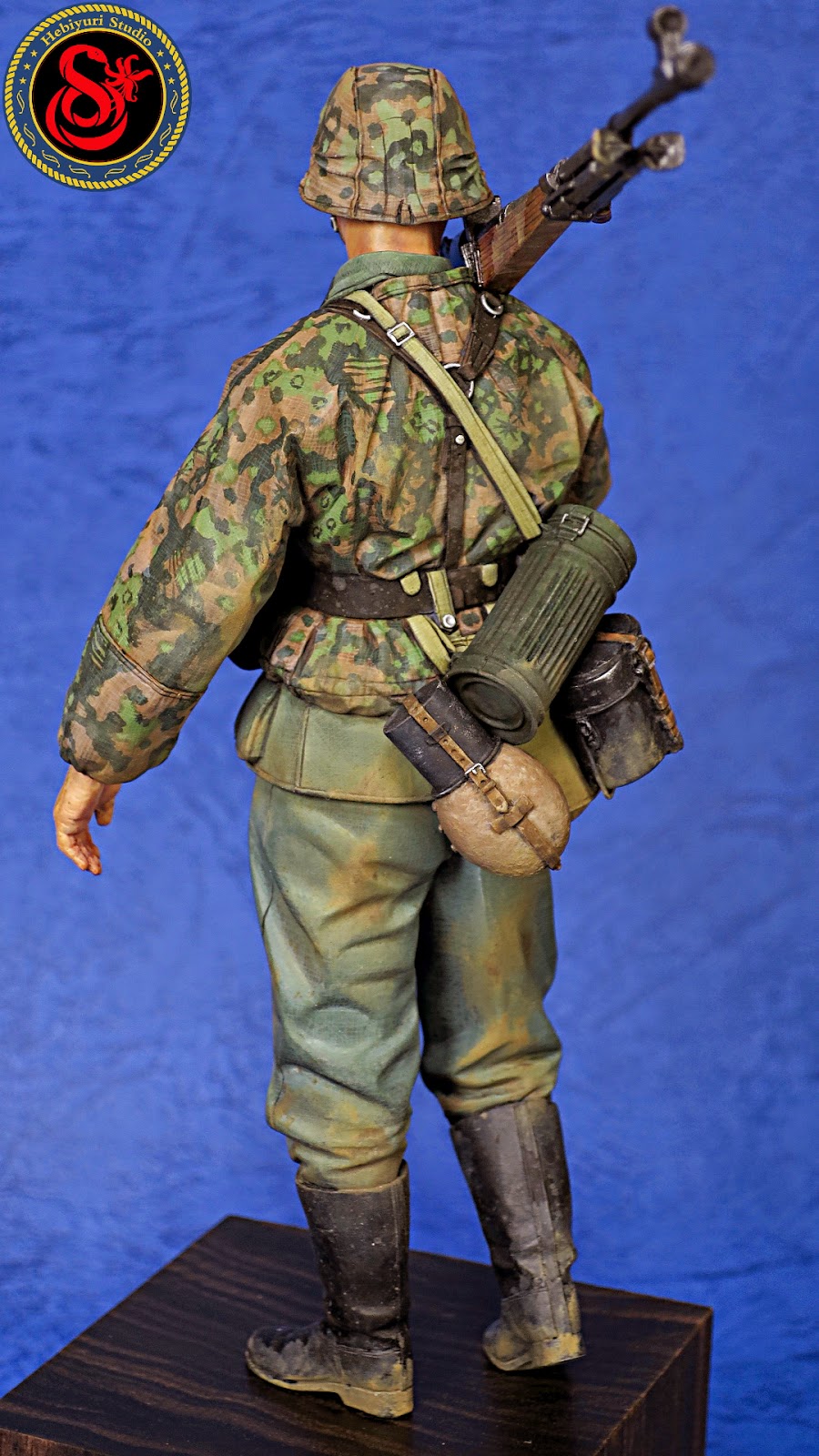Hebiyuri Studio: German Infantry with PzB 39 Part2（Alpine-Miniatures,1/ ...