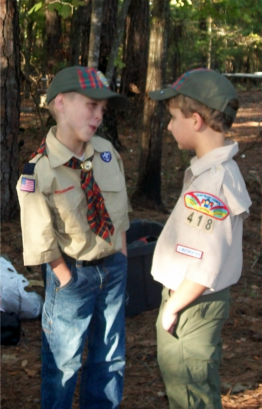 The Boys....and Me: First Scouts Camping Trip