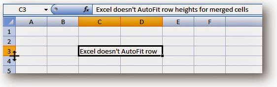 Autofit Rows For Merged Cells In Excel With Example ~ Excel Tips And Tricks