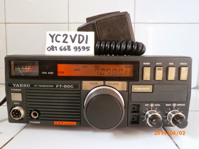 Sinar Agung ( Y C 2 V D I ): HF YAESU FT 80C - MULUS ( TERJUAL MUNTILAN )