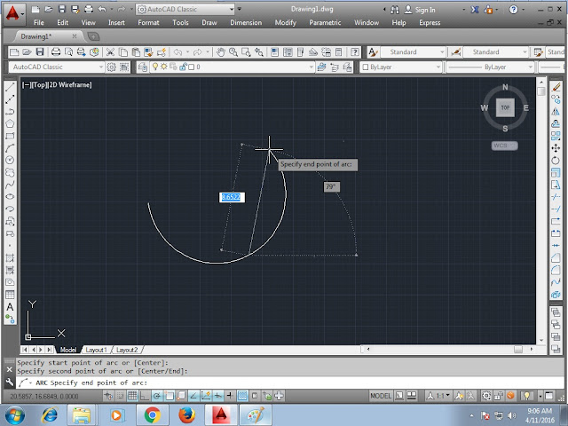 Draw an ARC in AutoCad - Mechanical-Master