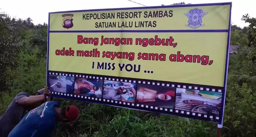 Ide Kreative 9 Poster Himbauan Paling Unik dari Kepolisian dan Warga di ...