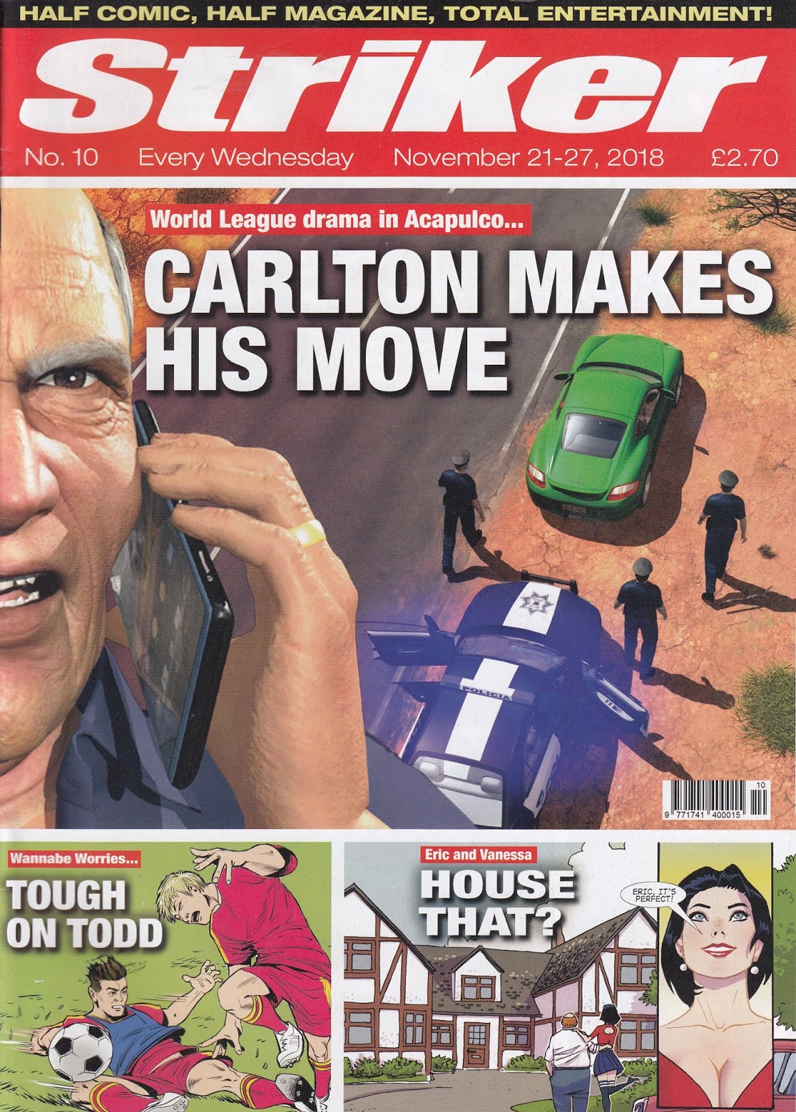 Boys Adventure Comics: Striker comic - cover gallery part 2