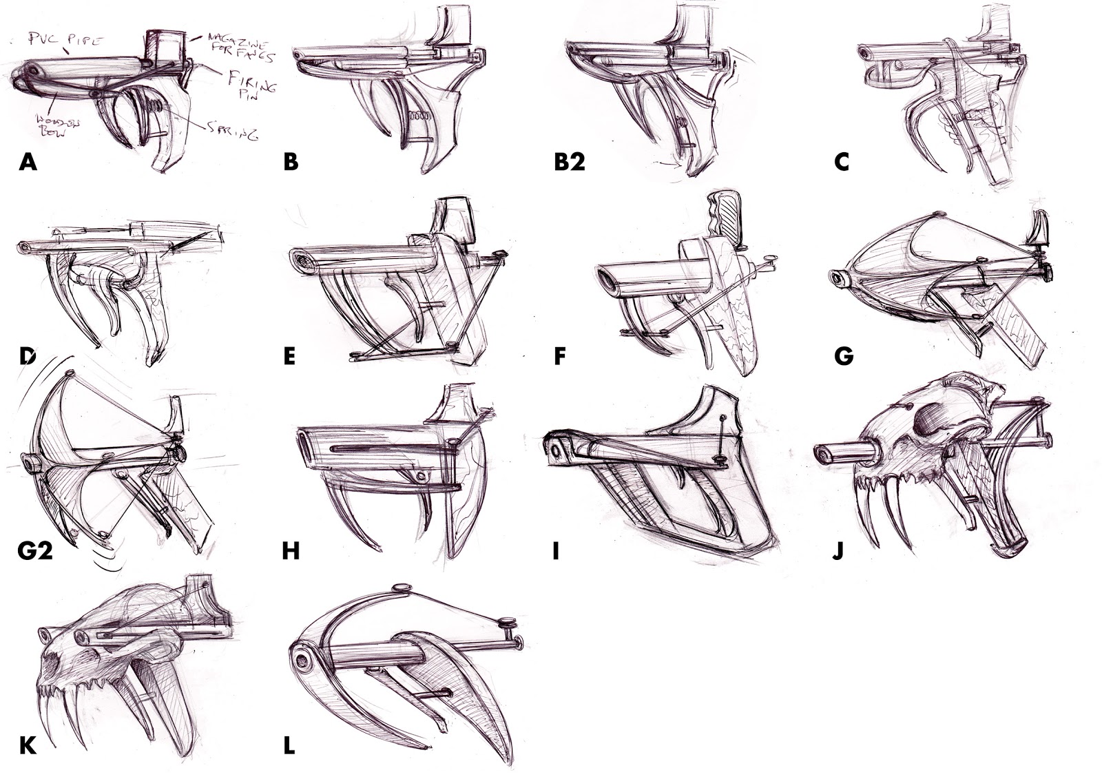 Concept art project: Crossbow & symbol design