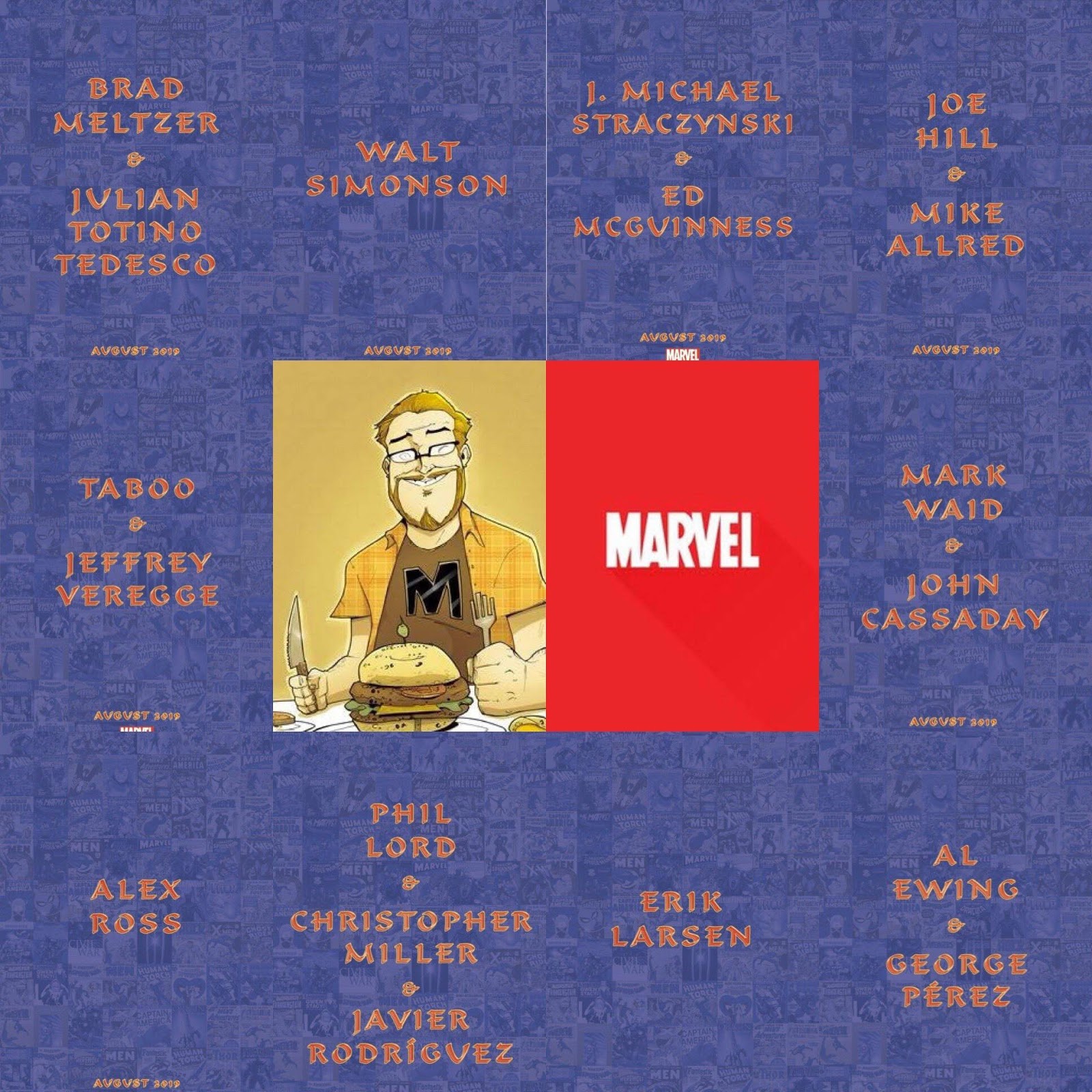 Marvel lança teasers com vários nomes de artistas e roteiristas e faz ...