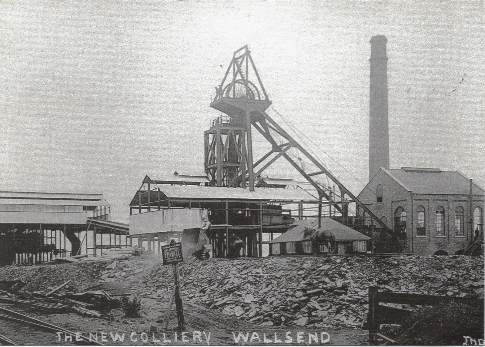 Postcards and Viewcards: 1910 Rising Sun Coal Mine Wallsend Postcard