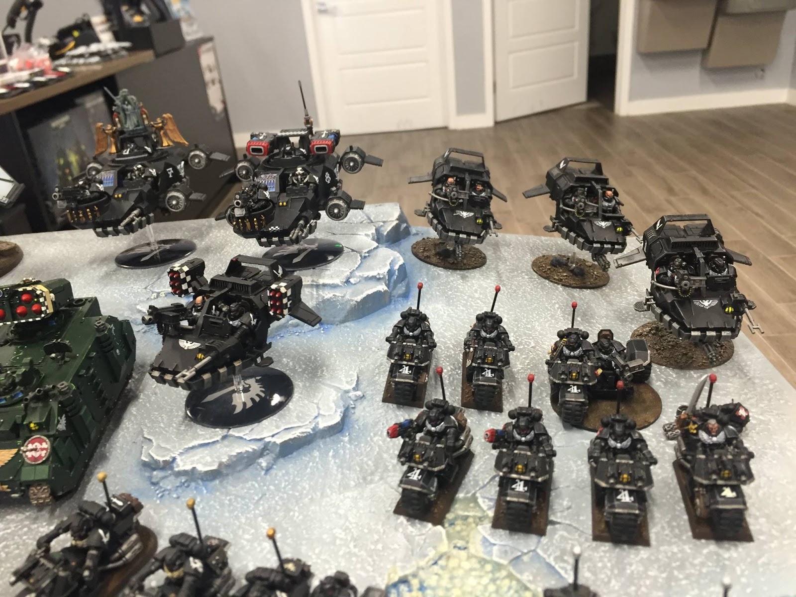 Colorblind Painter: Entire Dark Angels 4th Company with Reserves