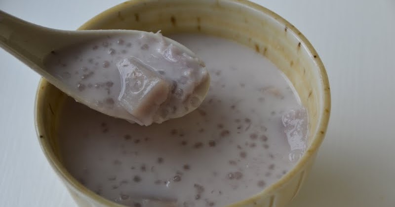 Playing with Flour: Taro tapioca dessert