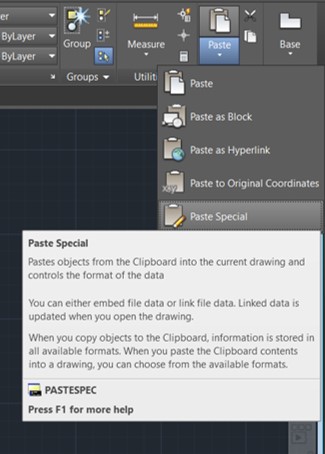 How to add graph, icon and logo into AutoCAD