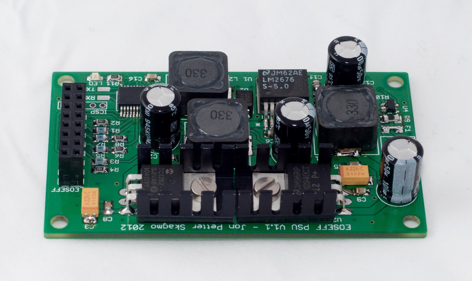 Edge of Space 2: Professional PSU-boards and finished motherboard