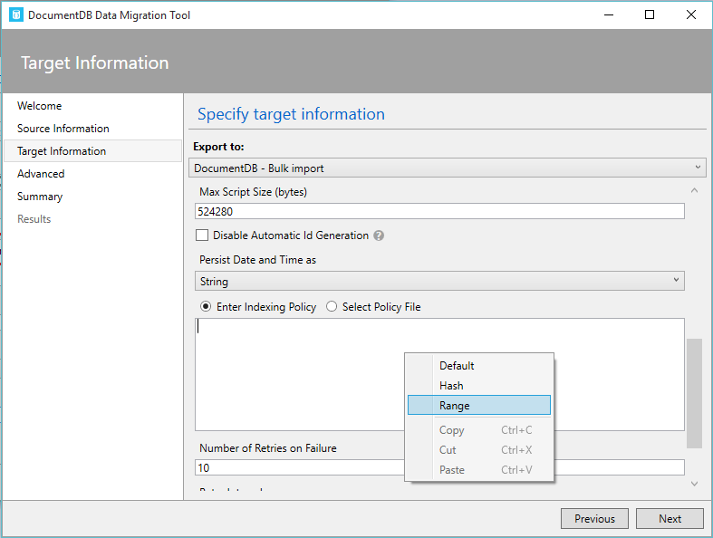 Dinesh's Blog :::: Being Compiled ::::: Loading data from Microsoft SQL Server to DocumentDB in ...