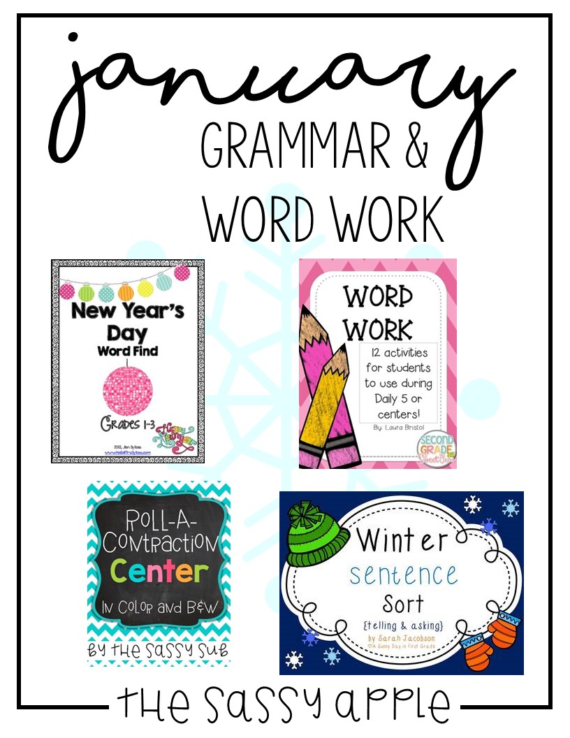 Themes and Skills I'm Teaching in January - The Sassy Apple