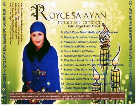 ROYCE SA'AYAN: Koleksi Album Royce Sa'ayan 1996-2013