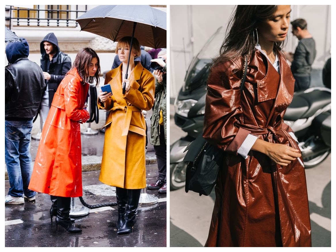 Vinyl Trench Coat and How to wear vinyl for 2018 Fashion Inspiration ...