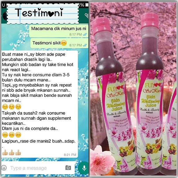 Testimoni Jus Sakura Reezqa - Reezqa Global: Testimoni Jus Sakura Reezqa