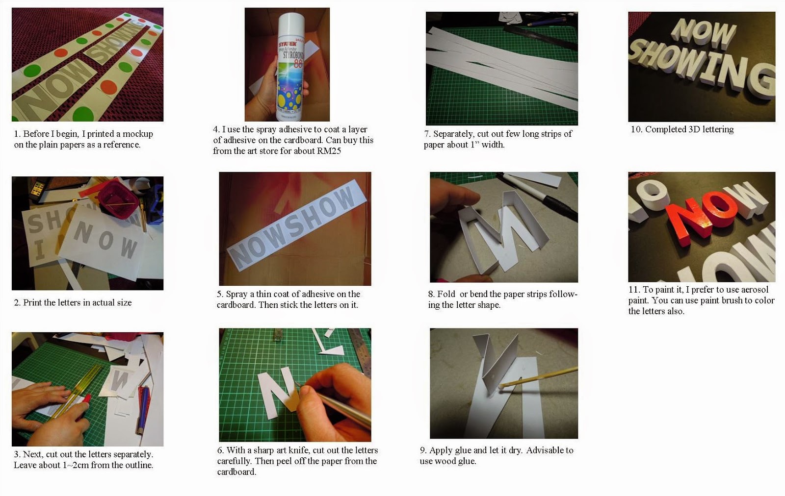 Snip 'N' Snap: Build: Vintage Sign Board with Running Lights - Part 1