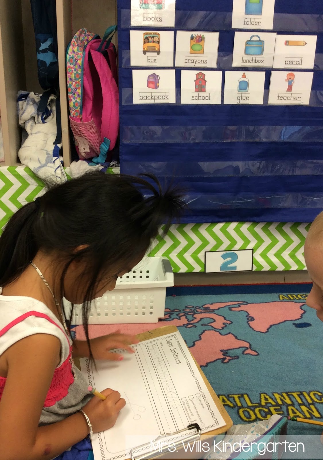 Kindergarten Sentence Writing Stations