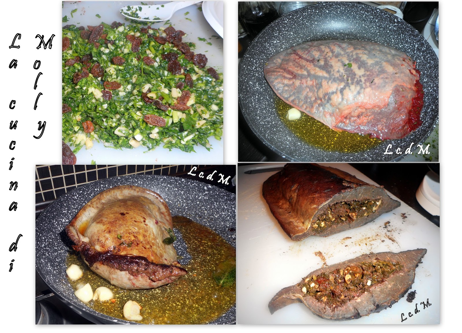 La cucina di Molly: MILZA FARCITA ALLA SALERNITANA