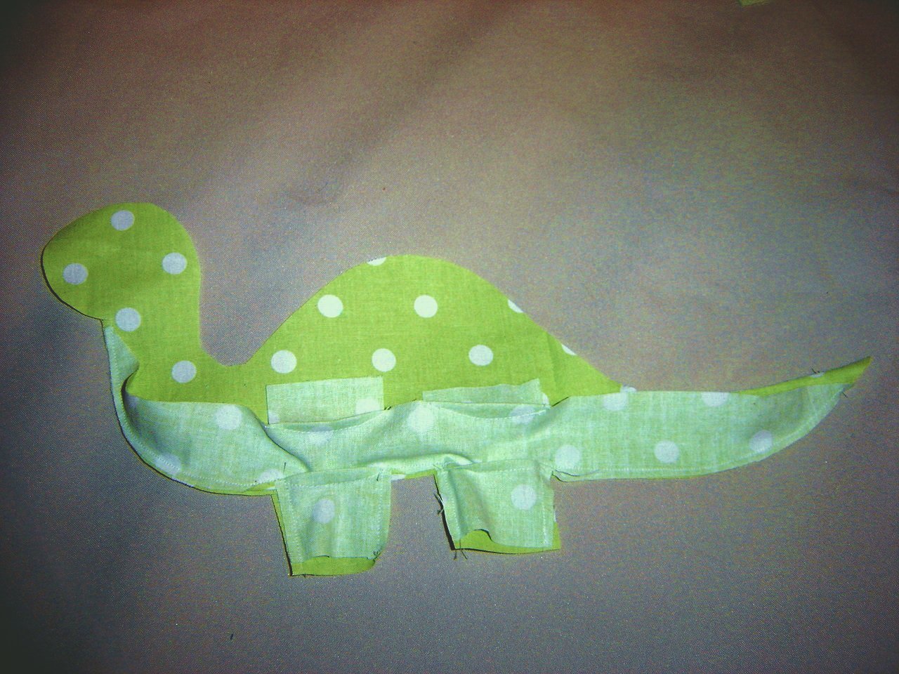 little black teapot: Plush Dinosaur with Sewing Pattern