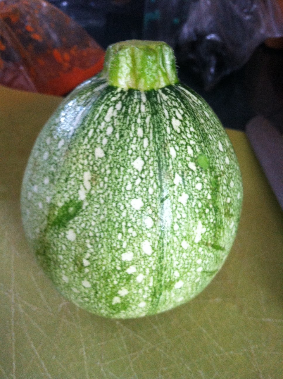 Mom in a crunch!: "Globe" squash Enchilada stacks