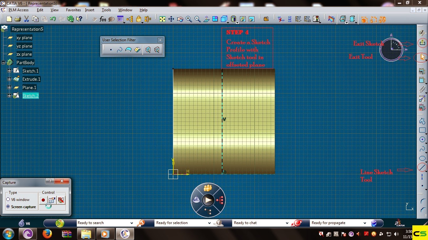 How To Use Split Surface Tool In Catia Caddskills
