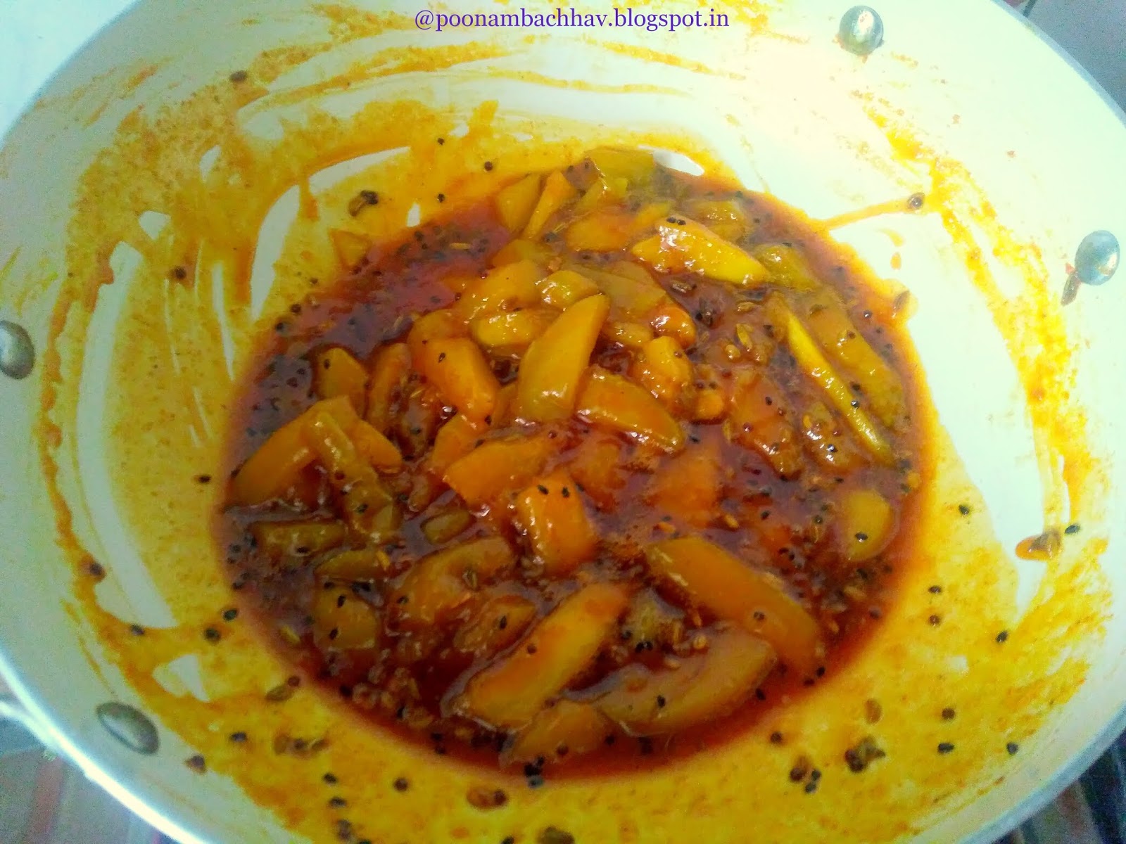 Annapurna: Aam Ki Launji / Raw Mango Relish Recipe