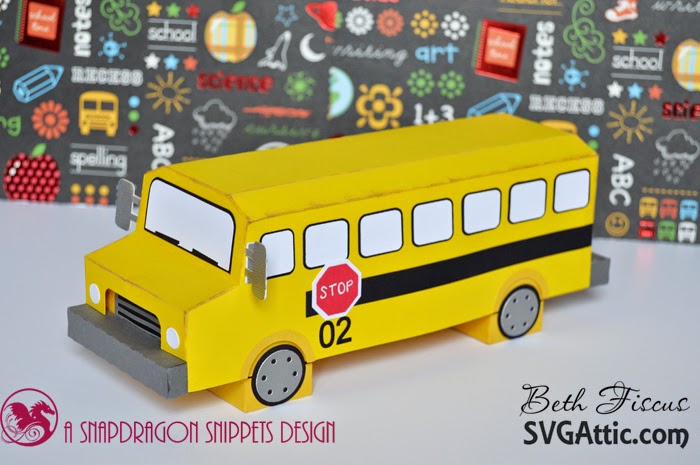 SVG Attic Blog: School Bus Box with Beth