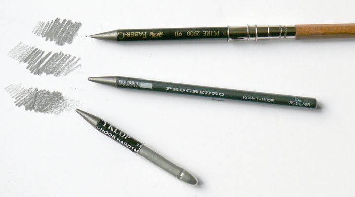 Zeichnen in der Landschaft: Bleistifte Graphit