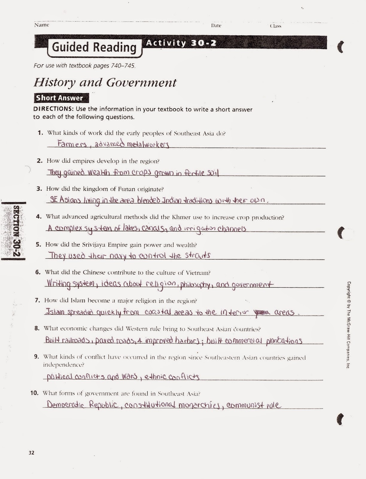 Mr. E's World Geography Page: Chapter 30 - The Cultural Geography of SE ...