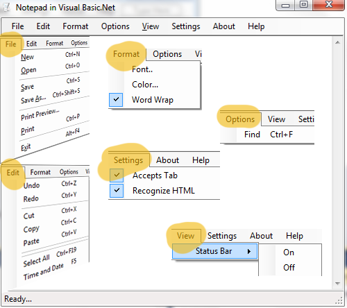 Visual basic notepad source code - werymf
