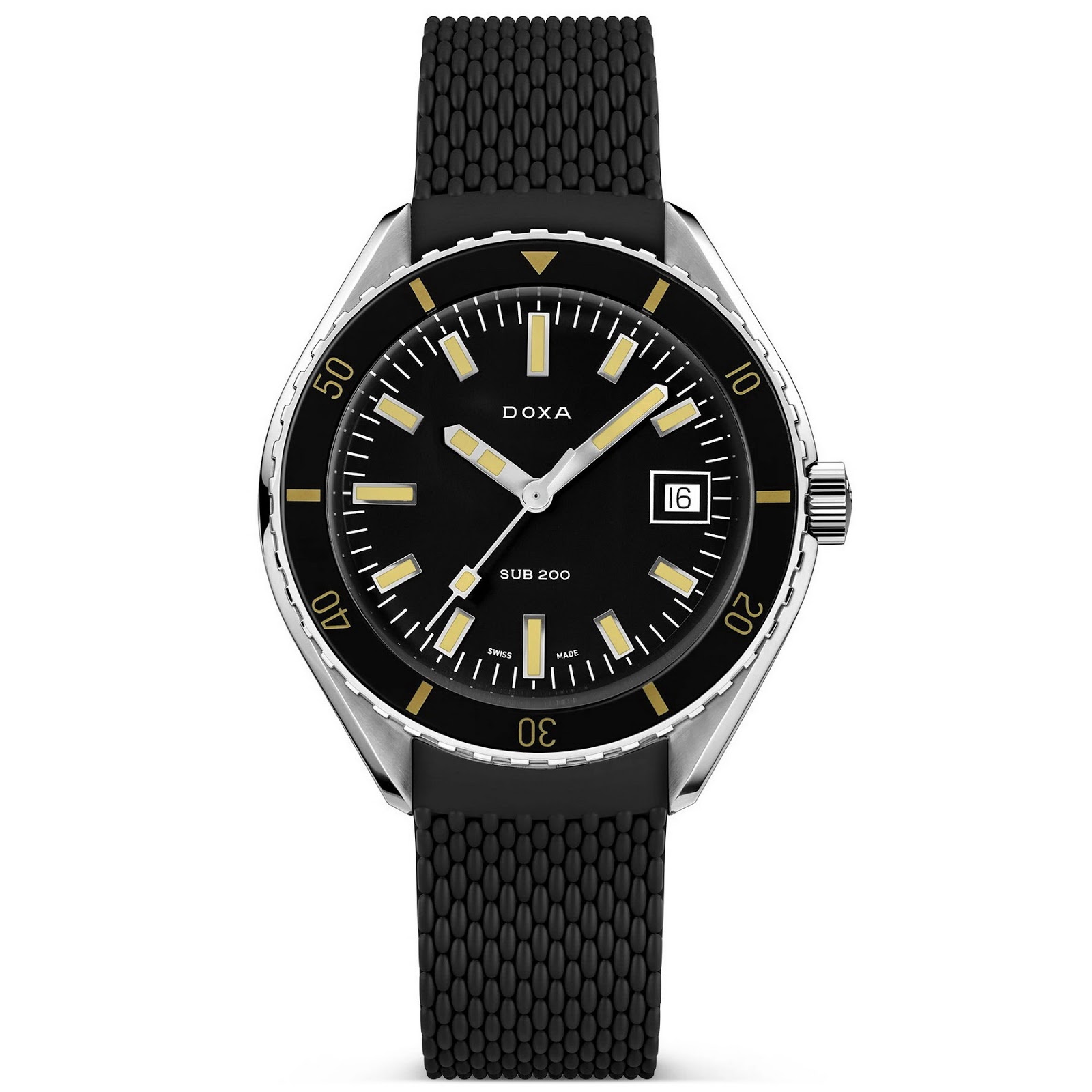 OceanicTime: DOXA Sub 200 ALL-NEW RUBBER