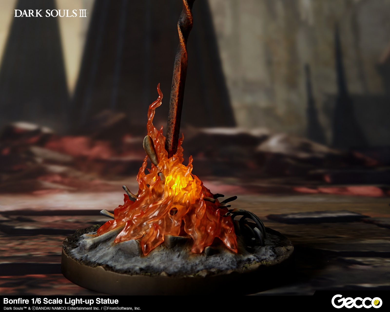 Dark Souls 3 - Bonfire 1/6 Light-up Statue (Gecco)