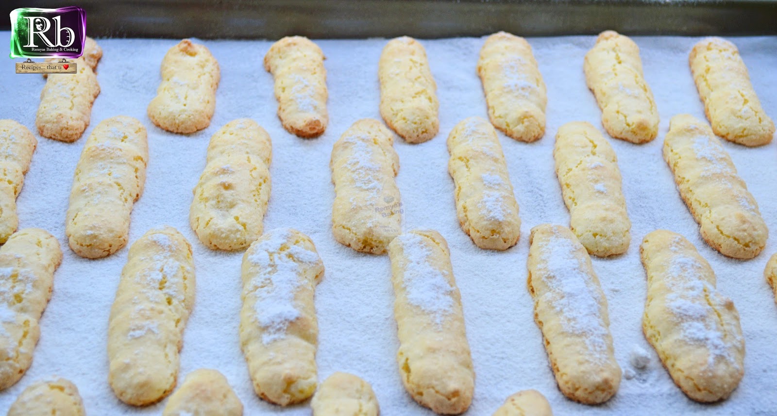 Remya's Baking : Homemade Lady Fingers