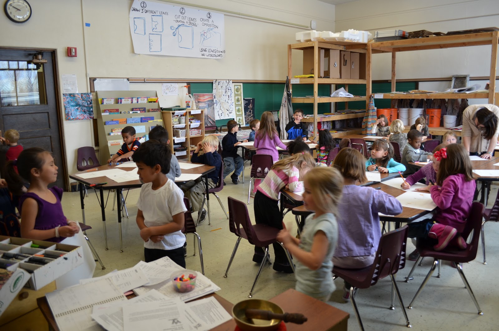 An art teacher in Denver: A day at Lincoln Elementary School...