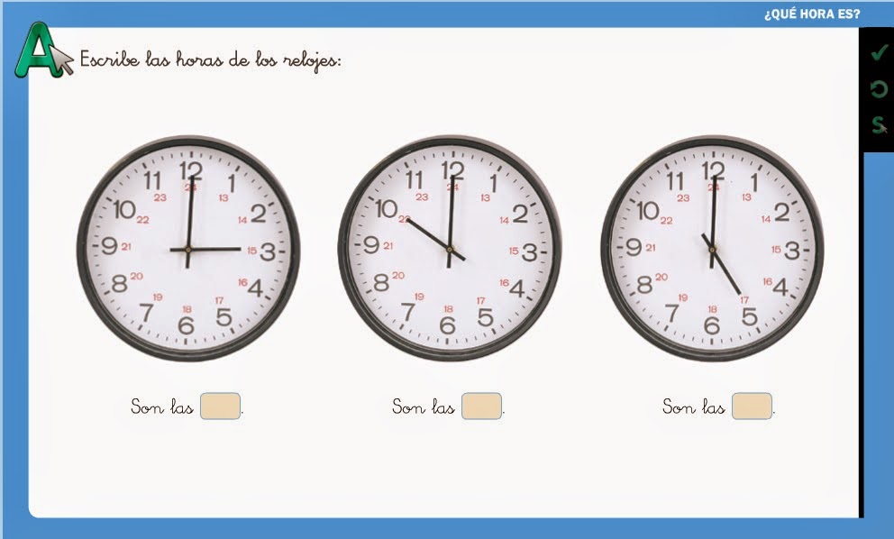 APRENDER Y COMPARTIR EN LA RED 1º: EL RELOJ
