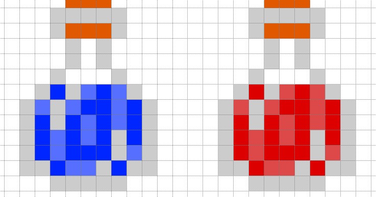 Minecraft Pixel Art Templates: Potions