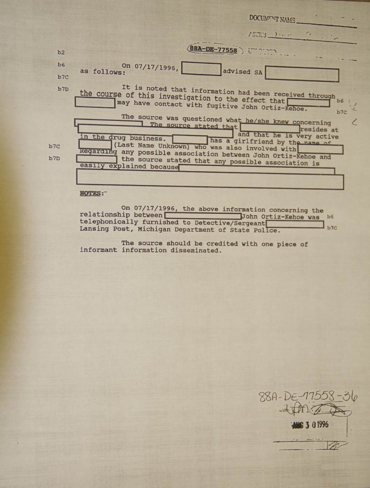 FBI Expose State's Cover-Up