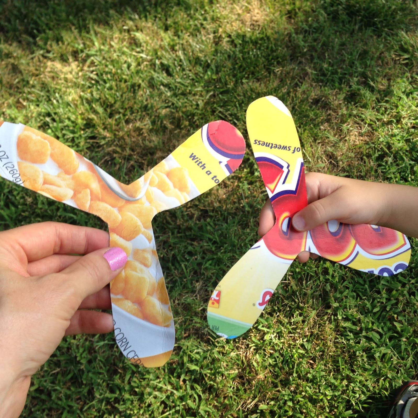 What I Live For: Cereal box boomerang