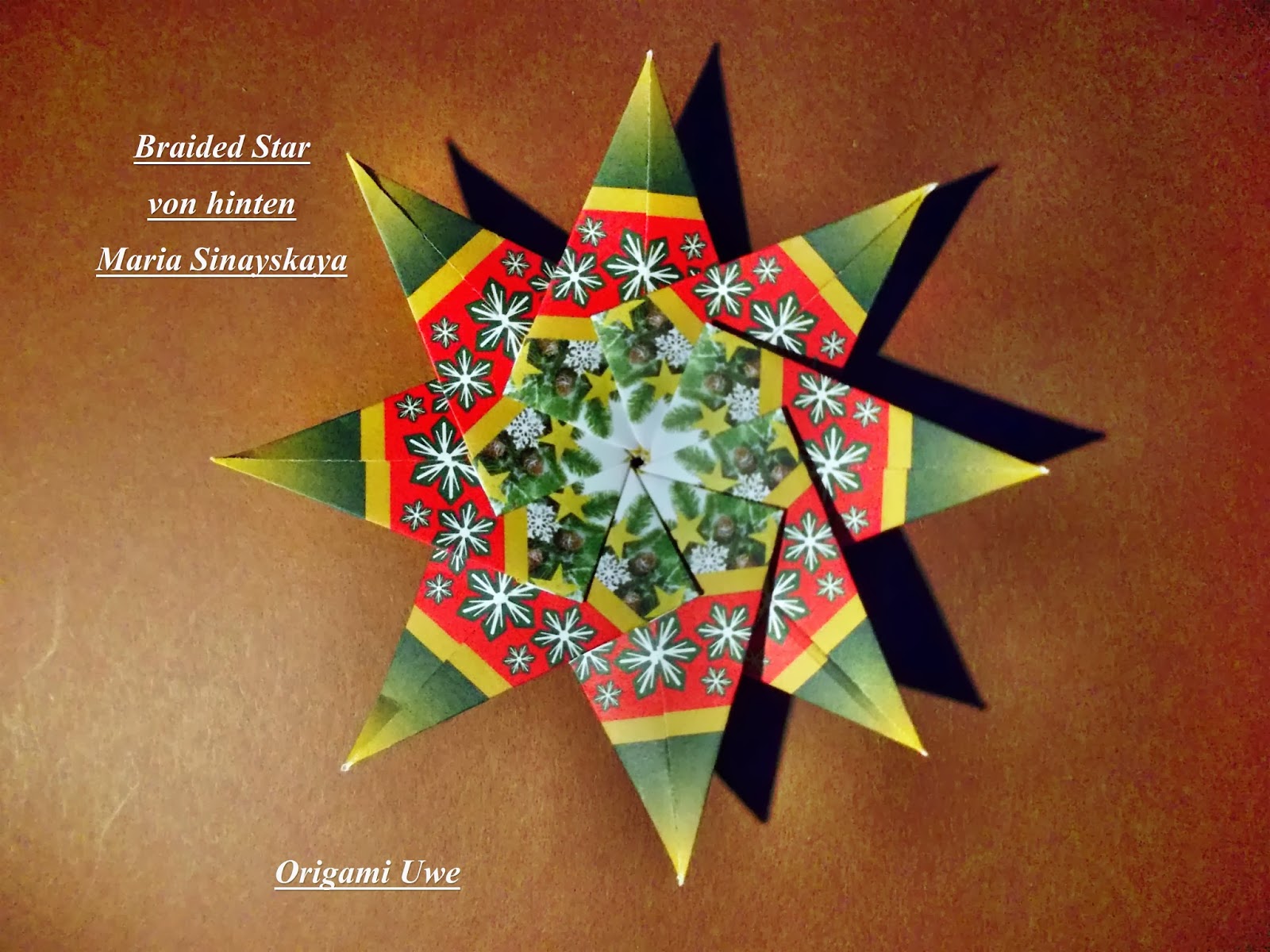 Origami, Fleurogami und Sterne : Braided Star und Advanced Braided ...