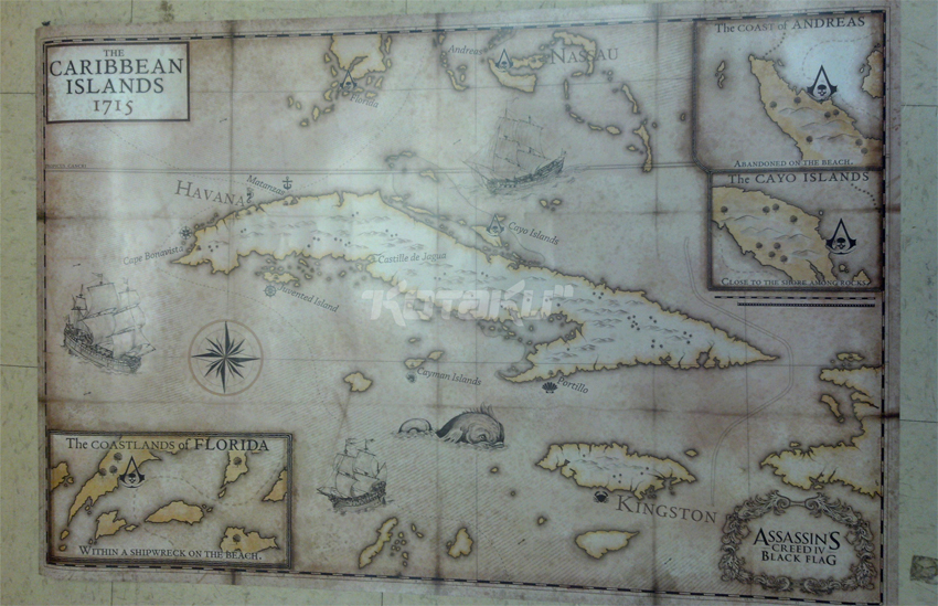 The Werever Blog...!!!!: Assassin's Creed IV: Black Flag Map