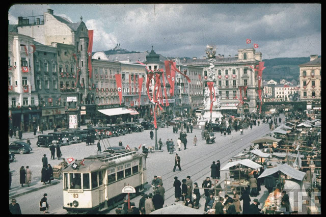 17 Color Photographs of the Anschluss in 1938 ~ Vintage Everyday