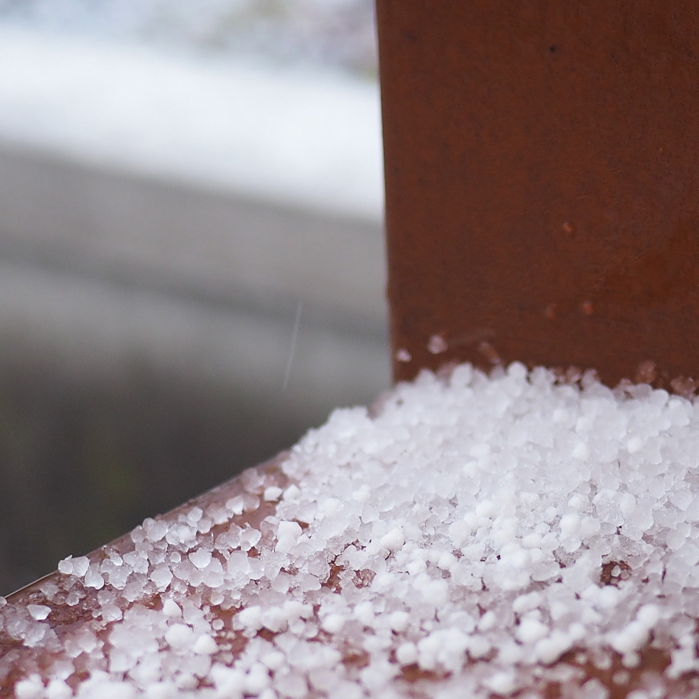 Based in Villigen: Week 6: Graupel on my window sill